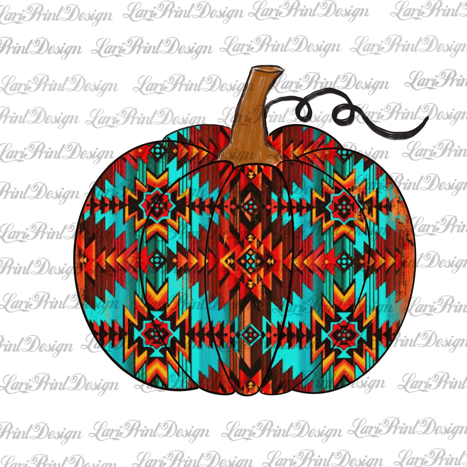 Tribal Pumpkin PNG Instant Download Sublimation Graphics - Etsy