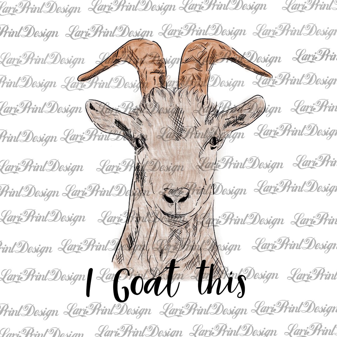 Goat Sublimation Design, Clipart, Sublimation Graphics, Instant ...