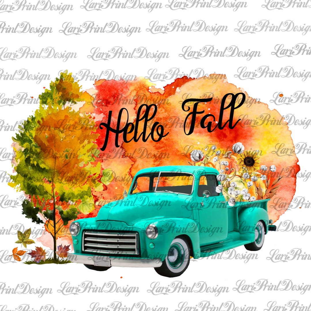 Hello Fall 2 Sublimation Design Instant Download Sublimation - Etsy