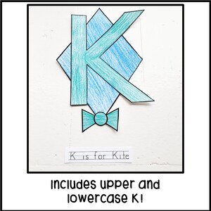 K is for Kite Letter Craft - Etsy