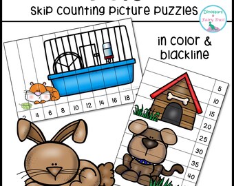 Skip Counting Maze by 2s,5s,10s,3s,7s Worksheets (printable PDF ...