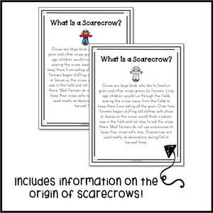 Parts of Scarecrow Labeling Activity - Etsy