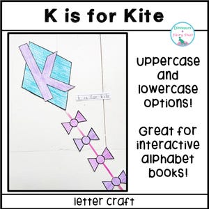 K is for Kite Letter Craft - Etsy