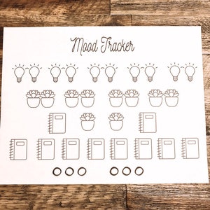Succulent Mood Tracker - Etsy