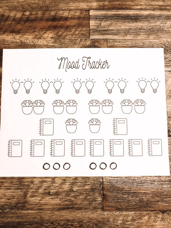 Succulent Mood Tracker | Etsy
