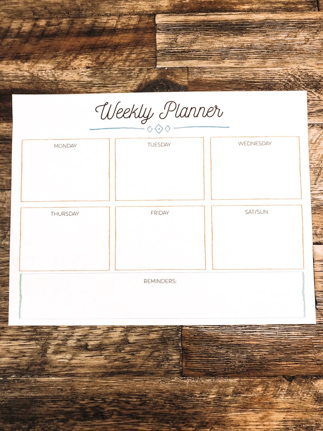 Fun Daily & Weekly Planner - Etsy