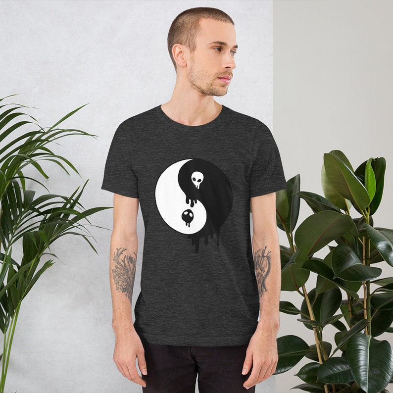 90s Drippy Alien Yin Yang Unisex T Shirt - Etsy