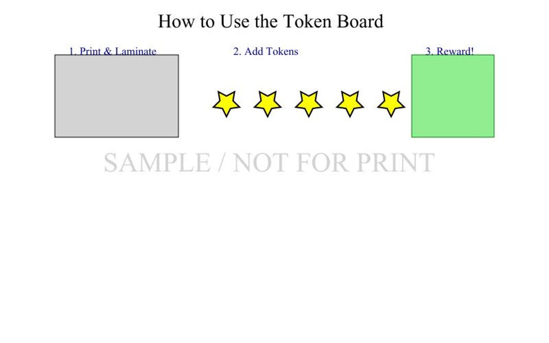 Token Board | Visual Reward Chart | Autism, ADHD, Special Education ...