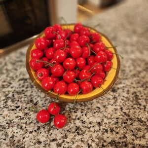 Fake Cherries, Large Realistic Cherries, Photo Prop Cherries, Faux ...