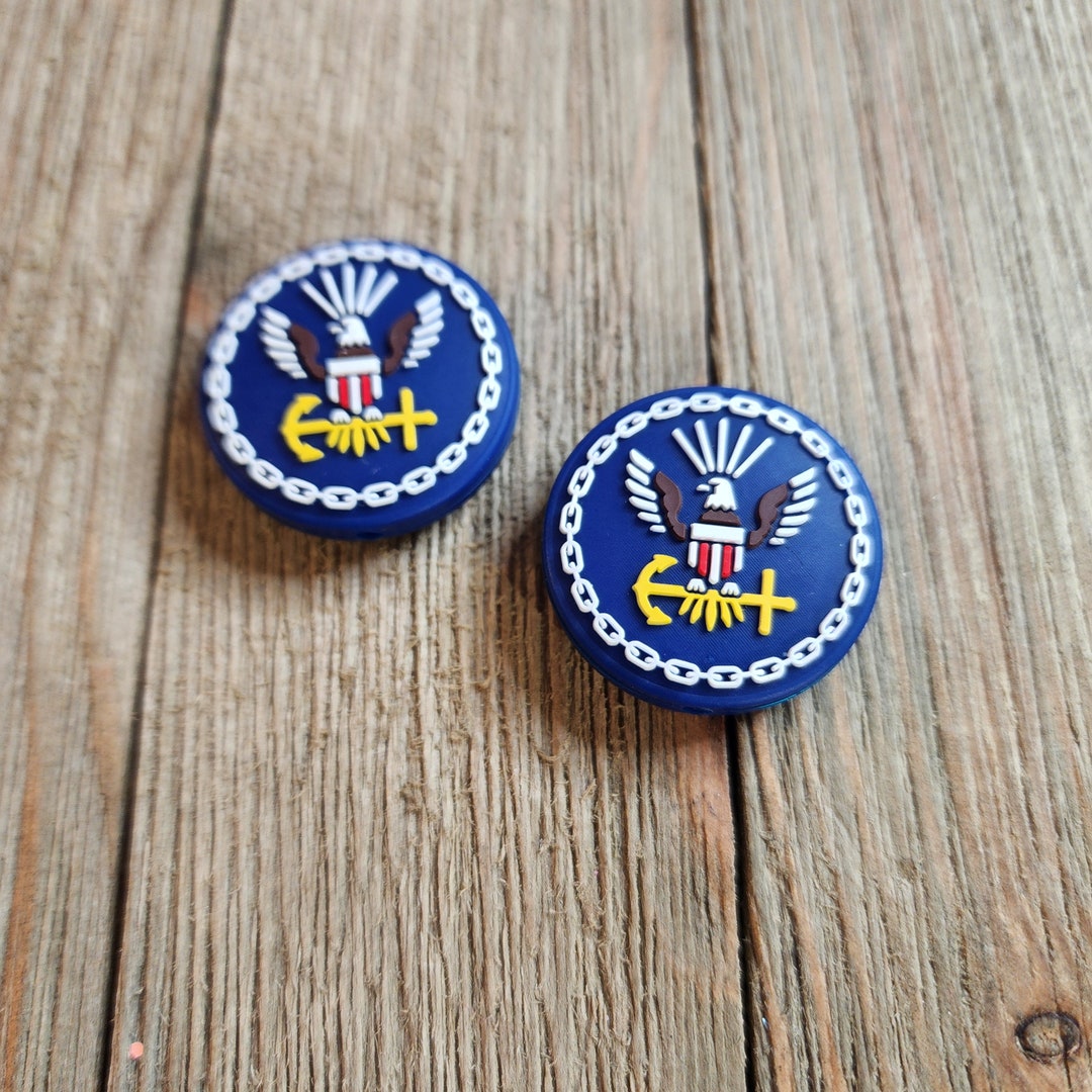Military Branches, Silicone Beads, Focal Bead, Army, Navy, Marines, - Etsy