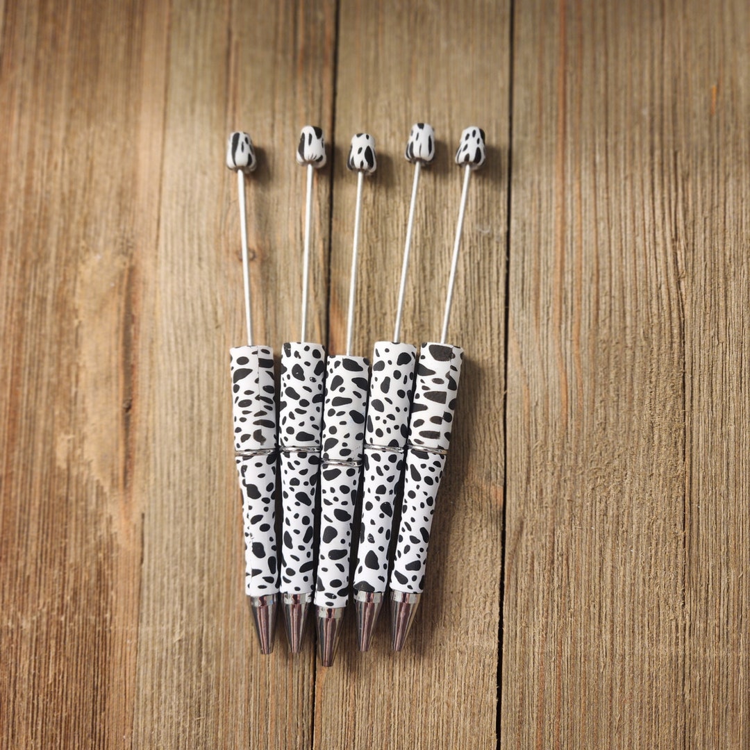 Beaded Pencile, Ink Pen Blank-supplies-plastic-crafts-diy-printed-black ...