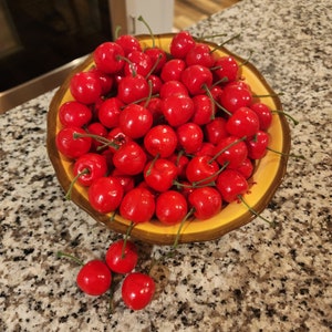 Fake Cherries, Large Realistic Cherries, Photo Prop Cherries, Faux ...