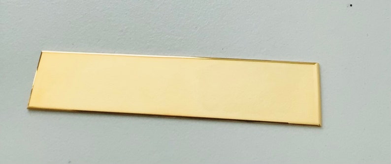 Engravable Brass Plate for Desktop Name Plate Holder - Etsy