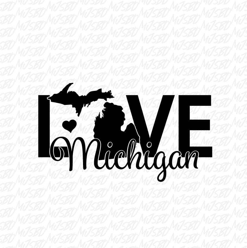 Michigan Svg Michigan Jpg Michigan Png Love V Svg Michigan - Etsy