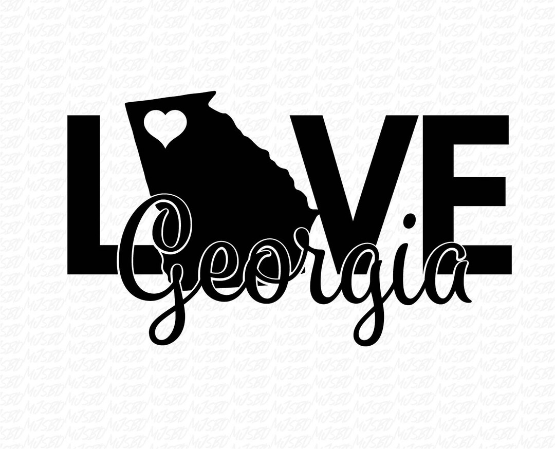 Georgia Svg Jpg Png Georgia Svg Georgia Love Georgia Love - Etsy