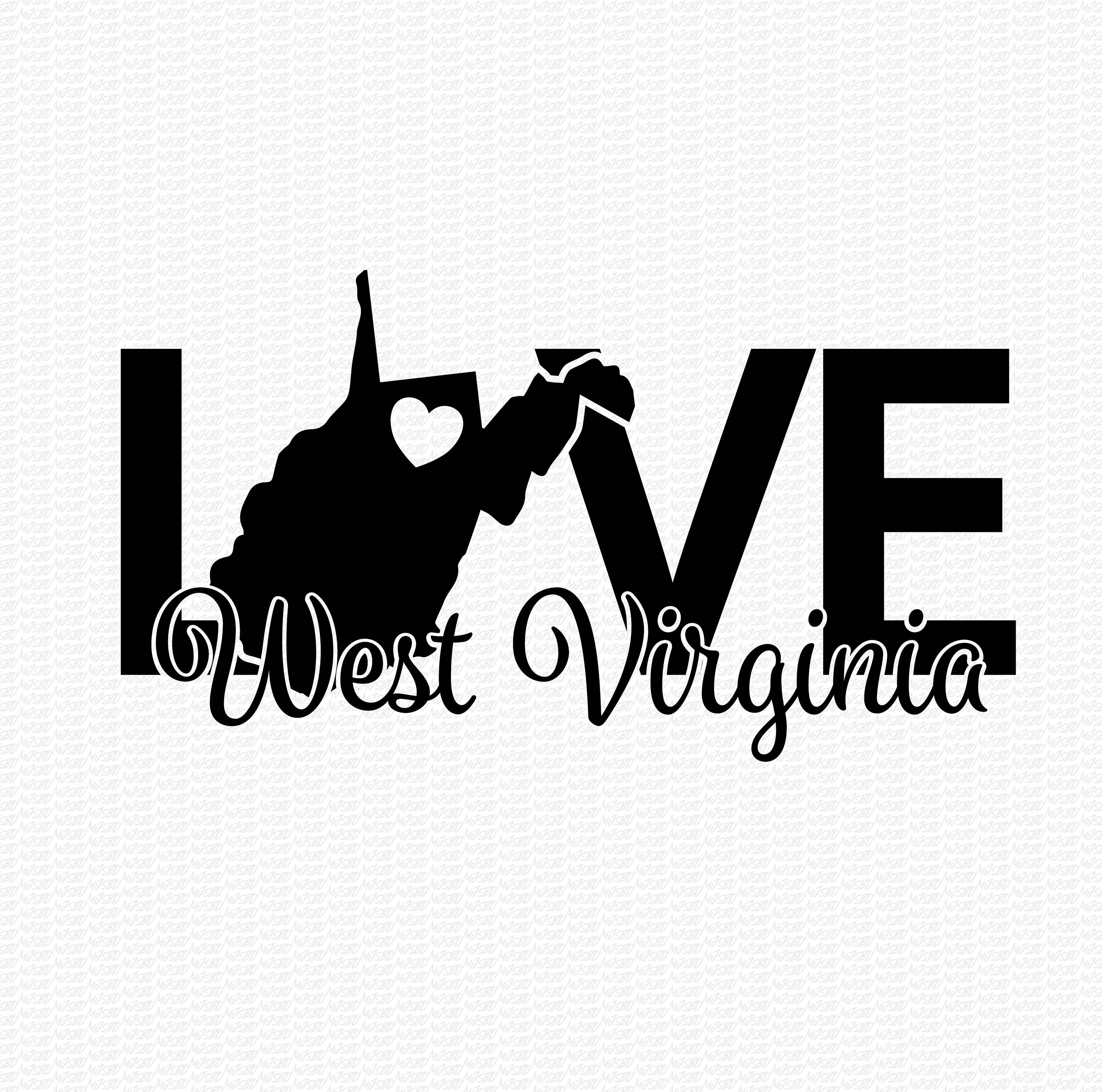 West Virginia Svg West Virginia jpg West Virginia png love | Etsy