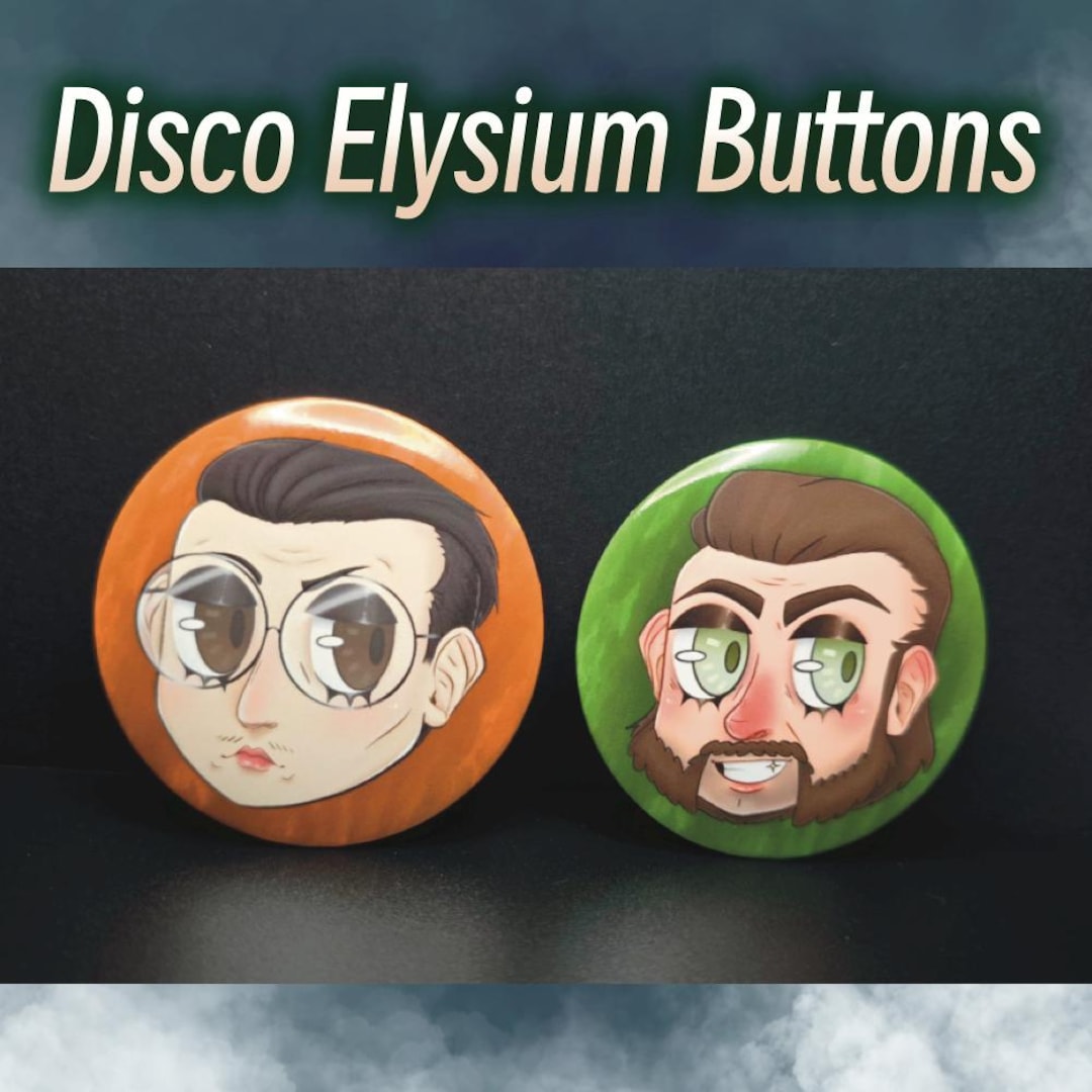 Disco Elysium Buttons - Etsy