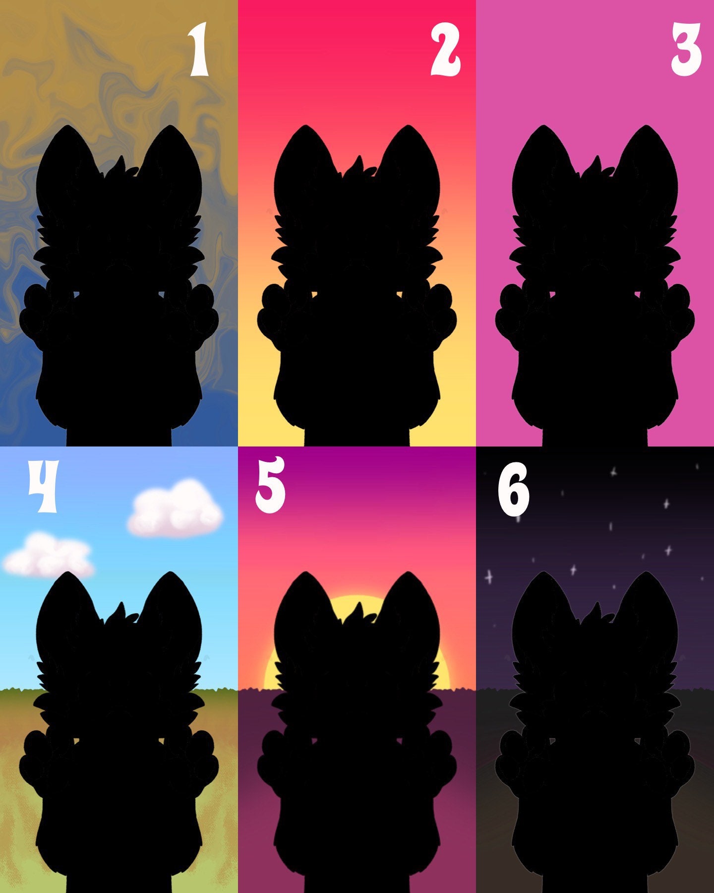YCH Custom Fursona Phone Wallpaper - Etsy Australia
