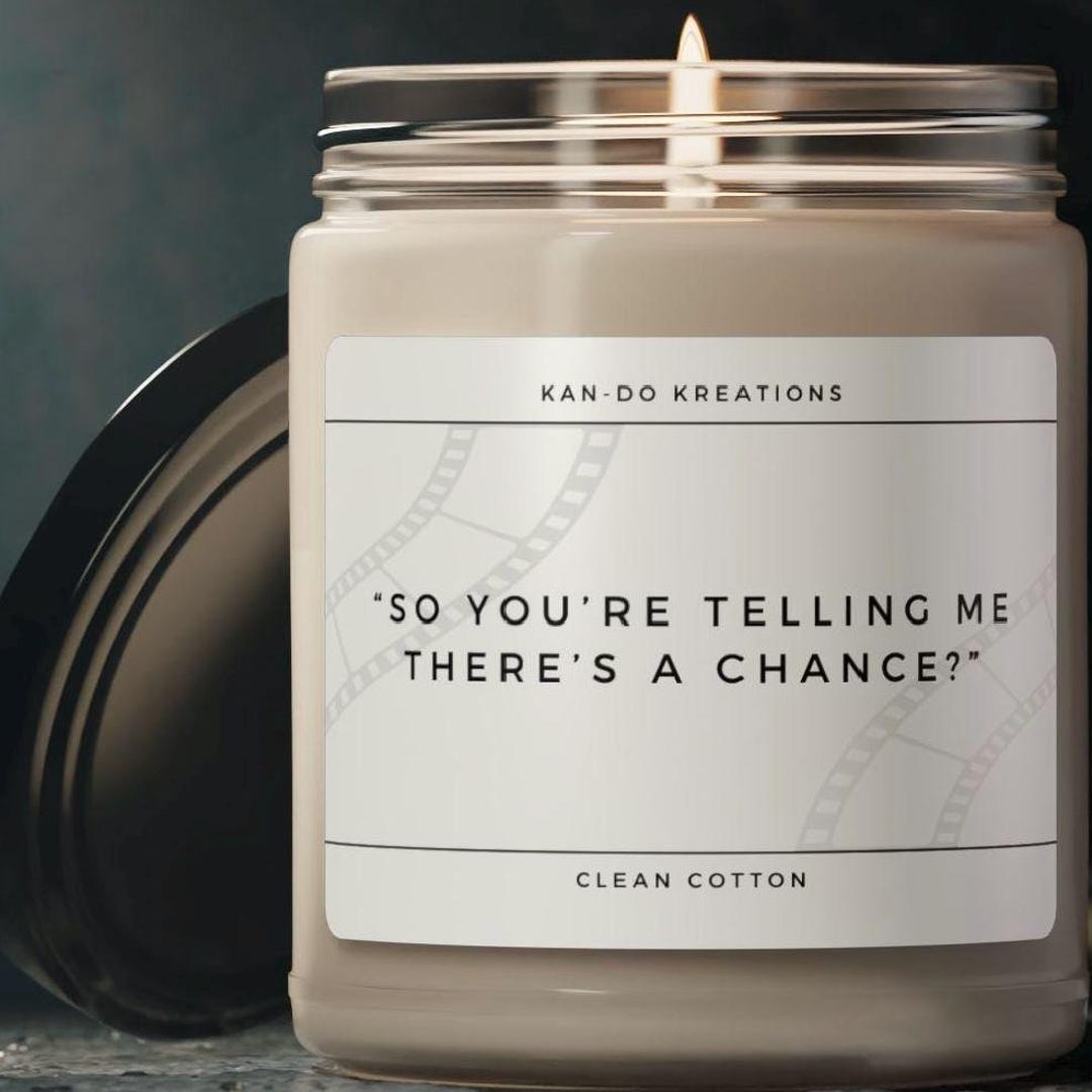 Dumb and Dumber Chance Movie Quote Scented Soy Candle, 9oz, Movie ...