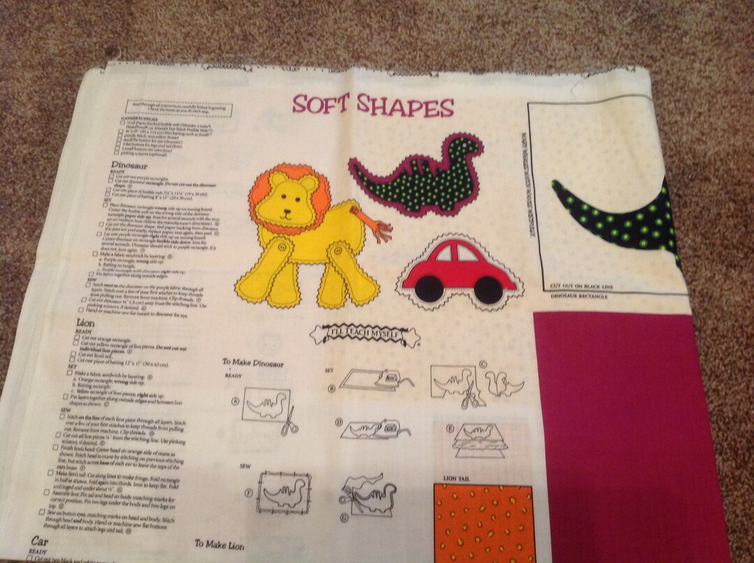 Soft Shapes Fabric Panel for a Baby - Etsy