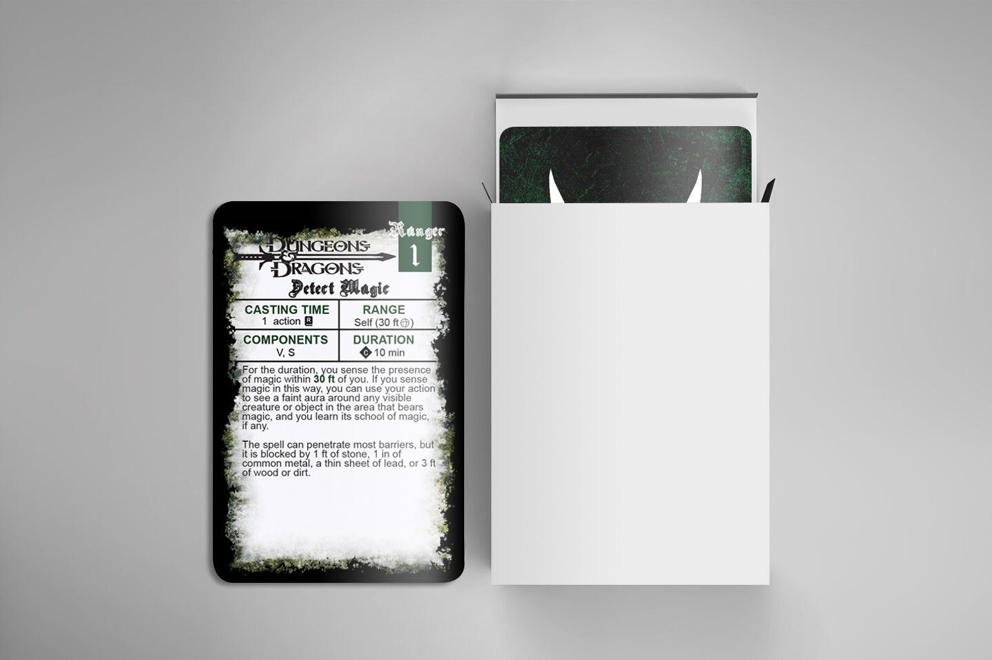 Dungeons and Dragons Ranger Spell Deck - Etsy