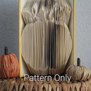 Pumpkin Book Folding Pattern - Etsy