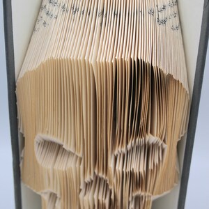 Skull Book Folding Pattern Halloween Decorations Skeletons Gothic Decor ...