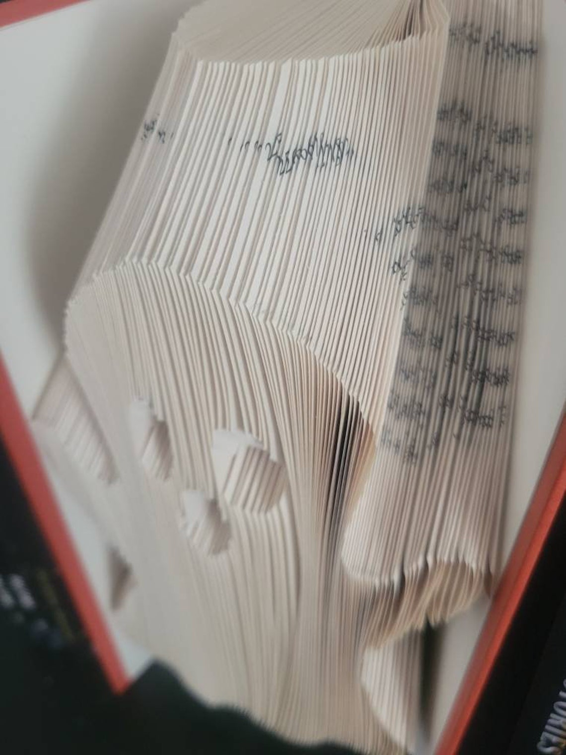 Ghost Folded Book Art - Halloween Decorations - Etsy