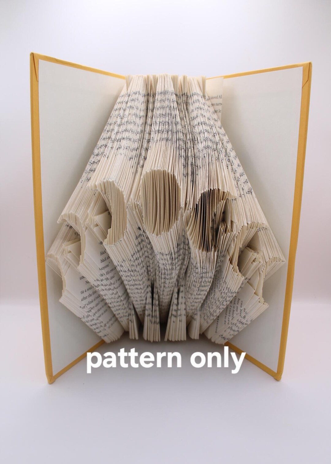Moon Phases Book Folding Pattern - DIY Book Art (digital Download) - Etsy
