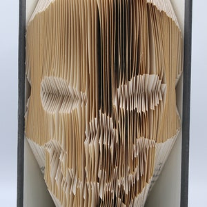 Skull Book Folding Pattern Halloween Decorations Skeletons Gothic Decor ...