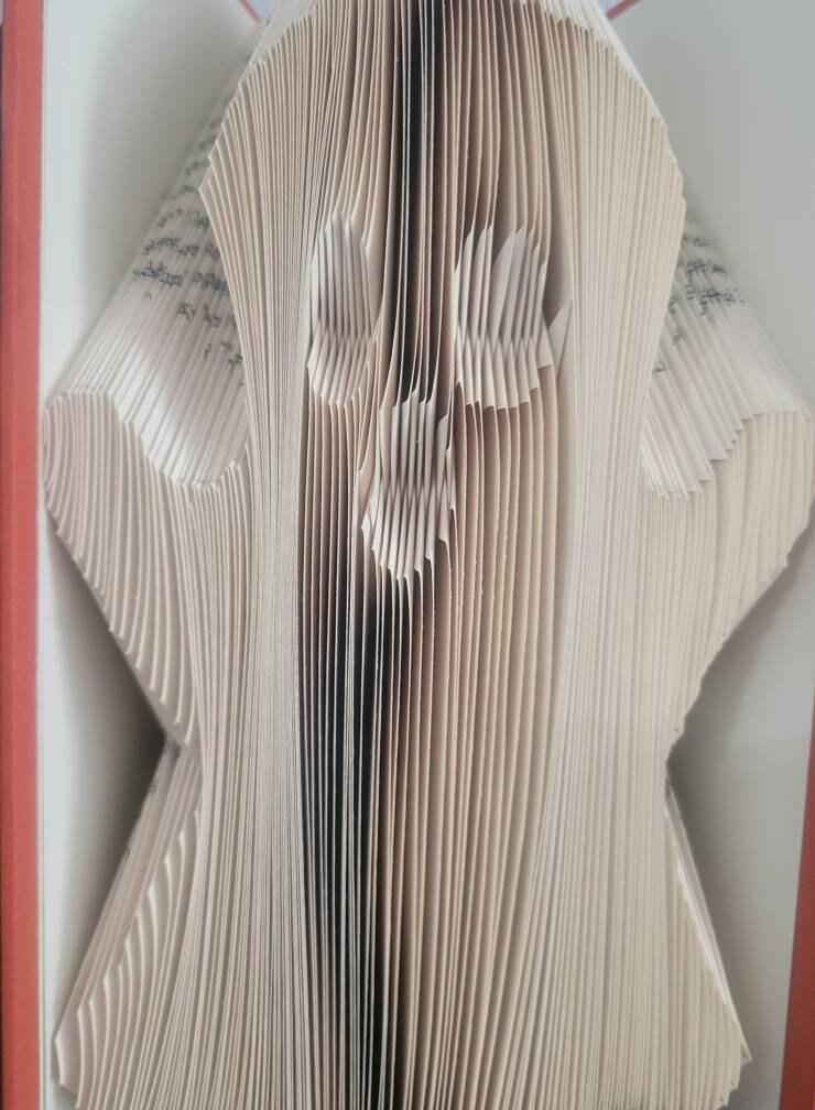 Ghost Folded Book Art Halloween Decorations - Etsy