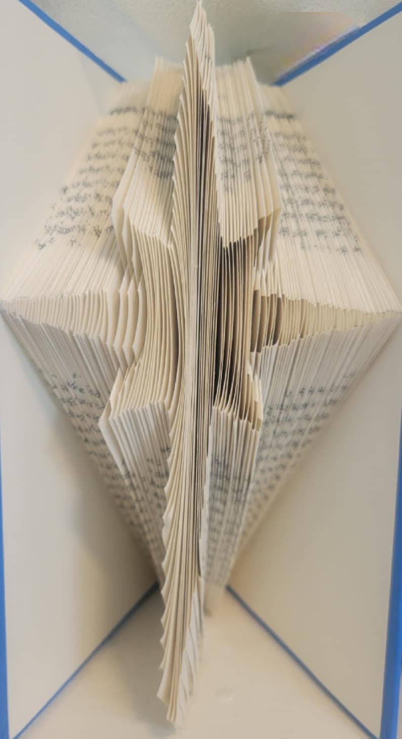 Christmas Star Book Folding Pattern Christmas Book Folding - Etsy