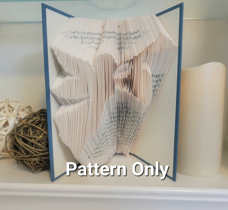Christmas Angel Book Folding Pattern: DIY Holiday Decor (PDF Digital ...