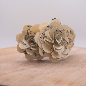 Sheet Music Paper Roses - Paper Flowers - Paper Anniversary - Etsy