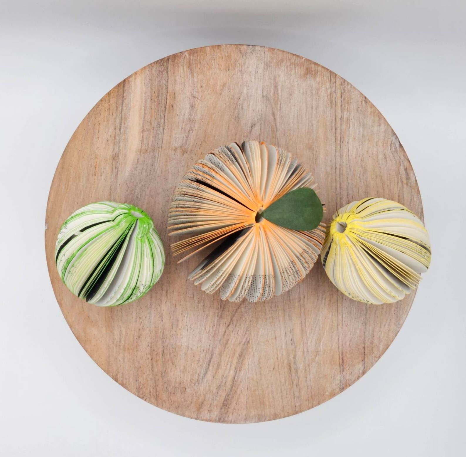 Recycled Paper Fruit - Lemon, Orange, Lime, Home Decor - Etsy