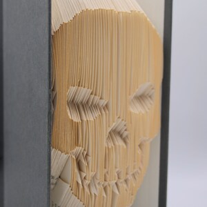 Skull Book Folding Pattern Halloween Decorations Skeletons Gothic Decor ...