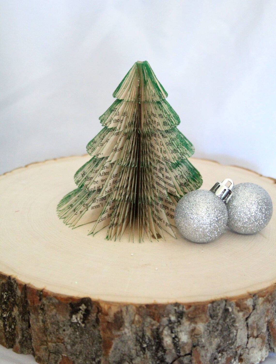 Mini Paper Christmas Trees Set of 2 Christmas Decorations - Etsy