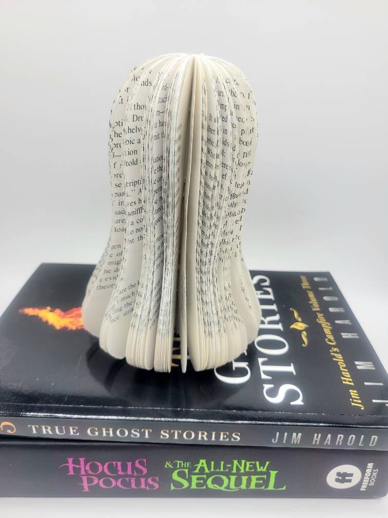 Sheet Ghost Book Art Book Lover, Halloween Decor, Gothic Decor, Ghost ...