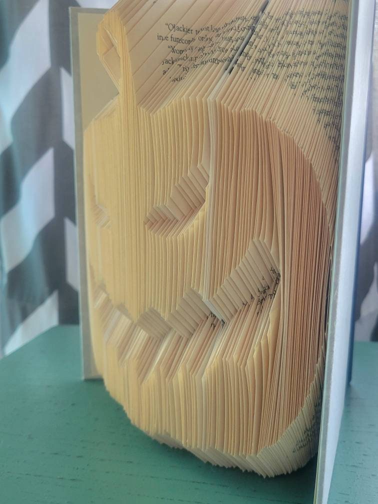 Jack O Lantern Book Folding Pattern Halloween Decor DIY - Etsy
