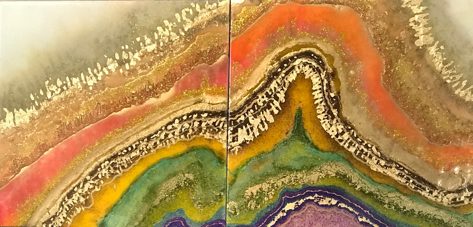 Abstract Art Resin Art Original art | Etsy