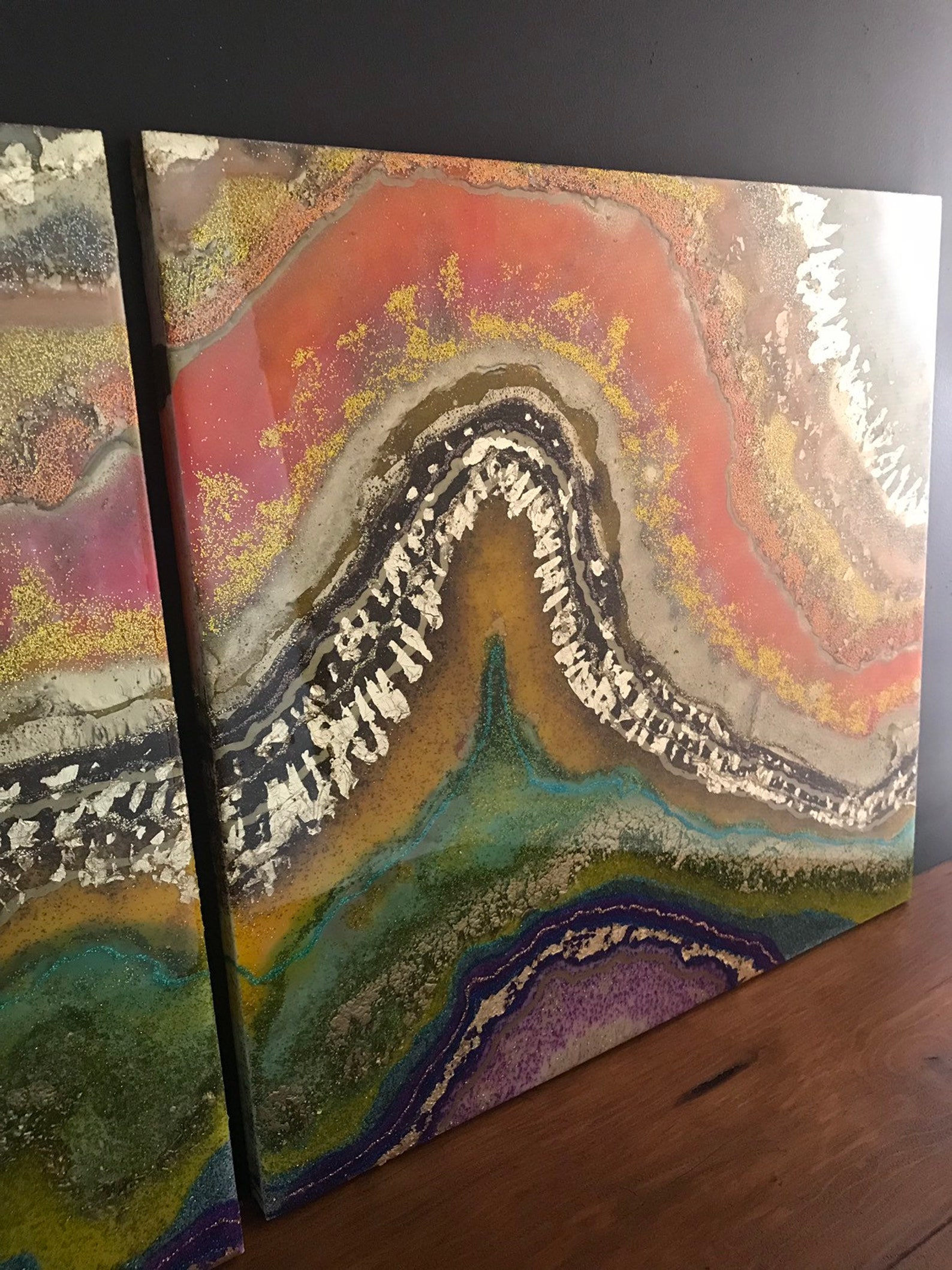 Abstract Art Resin Art Original art | Etsy