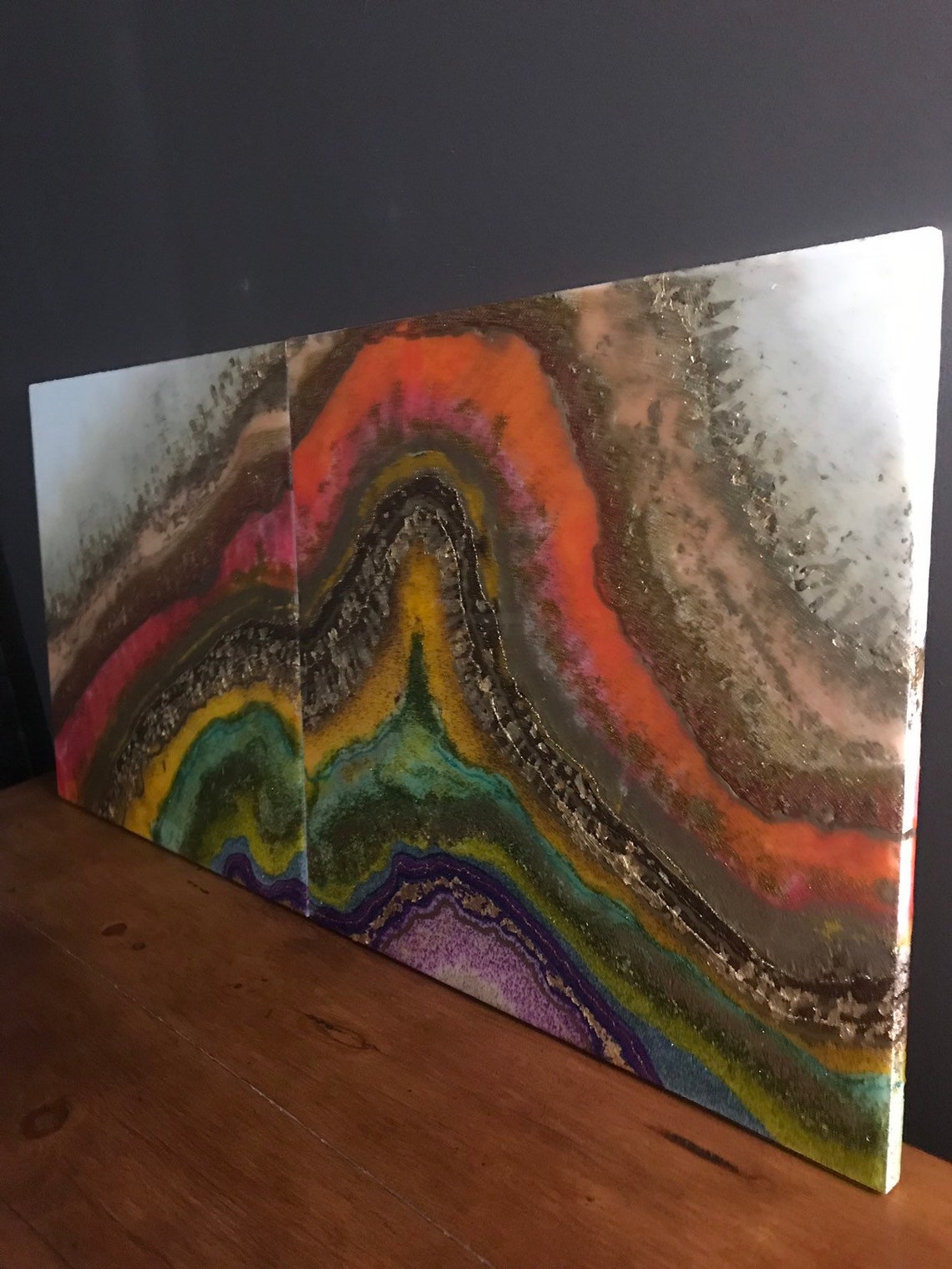 Abstract Art Resin Art Original art | Etsy