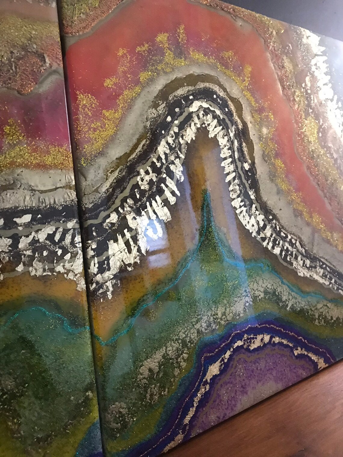Abstract Art Resin Art Original art | Etsy