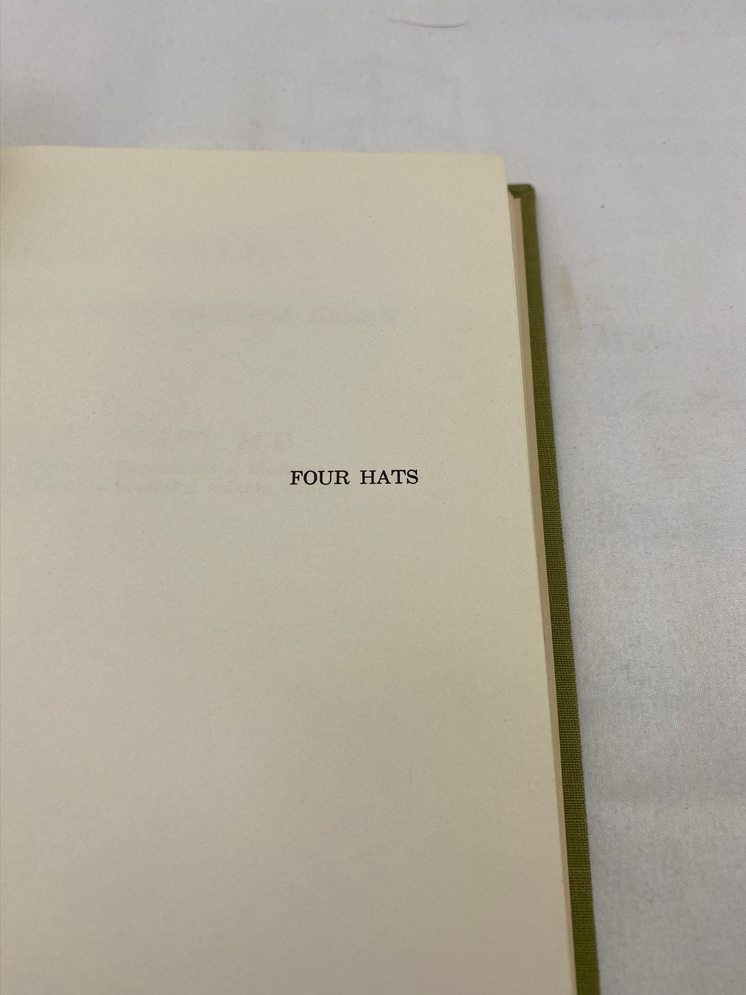 Vintage 1970 SIGNÉ Four Hats par J Willis Hurst Sur lenseignement de la ...