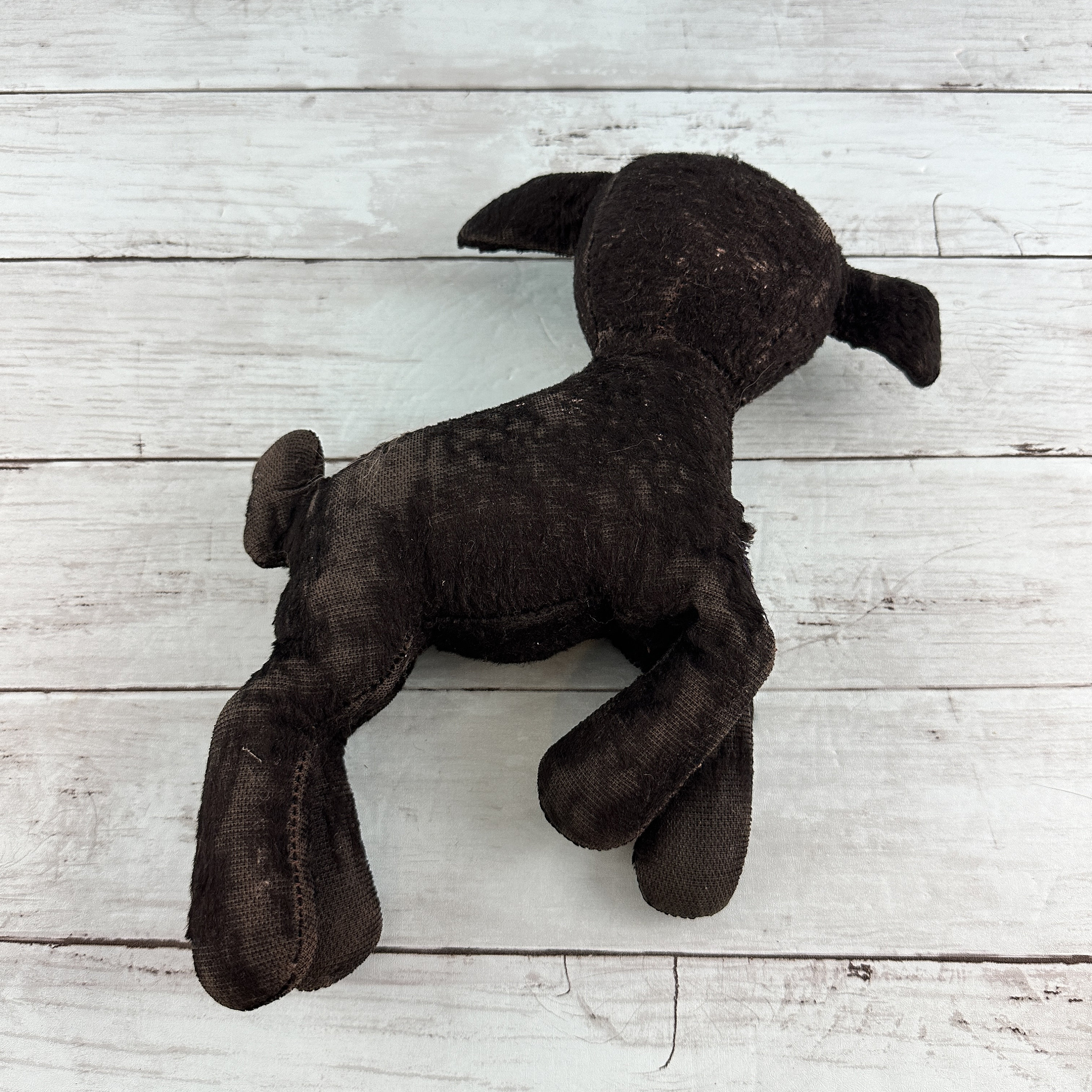 Vintage MCM Krueger NYC Stuffed Animal Black Sheep - Etsy