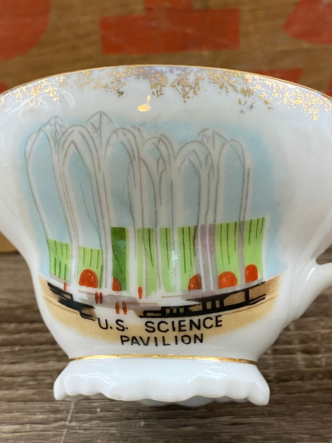 Vintage US Science Pavilion 1962 Seattle World's Fair Teacup Travel ...