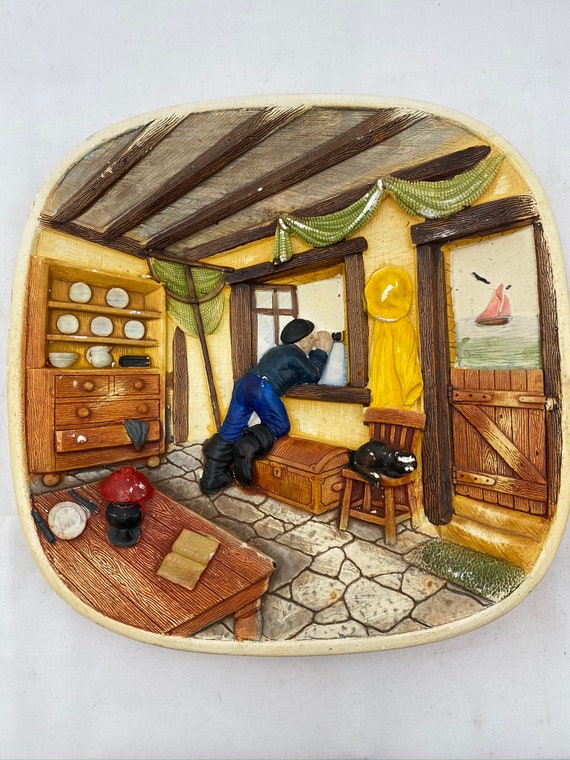 Vintage Legend Products Made in England 1987 Chalkware Plaster | Etsy