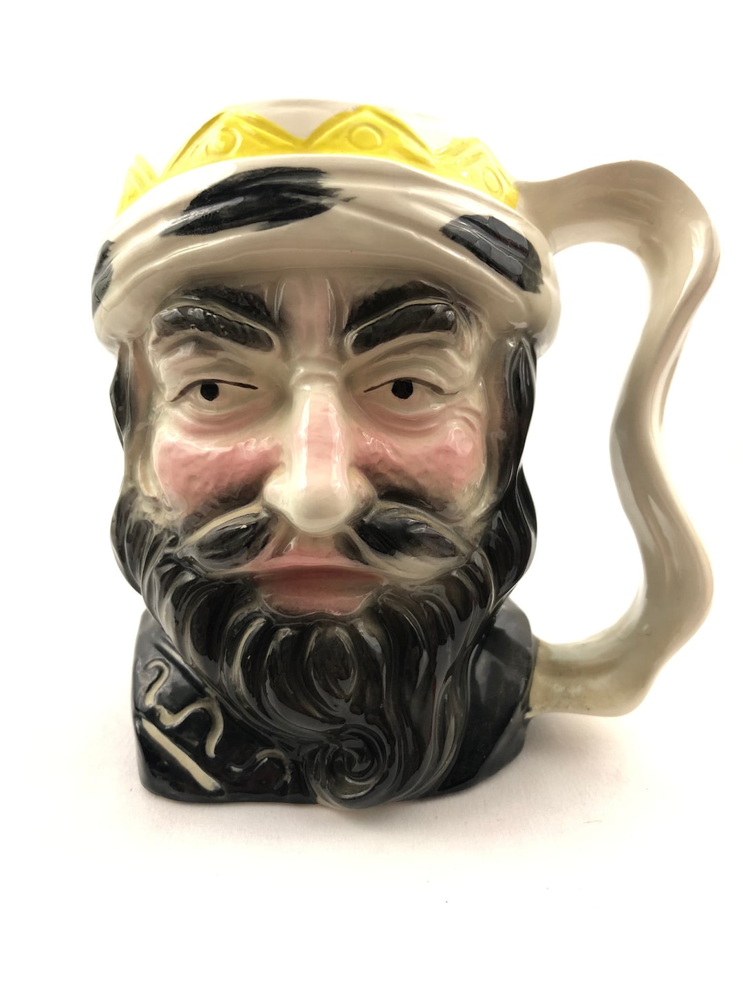 Vintage King Ceramic Face Coffee Mug Made in Japan - Etsy