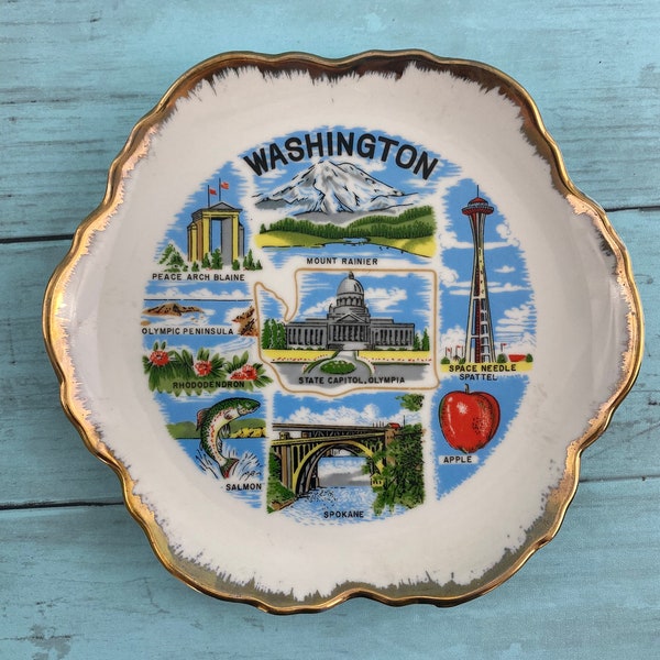Souvenir Washington State Plates - Etsy