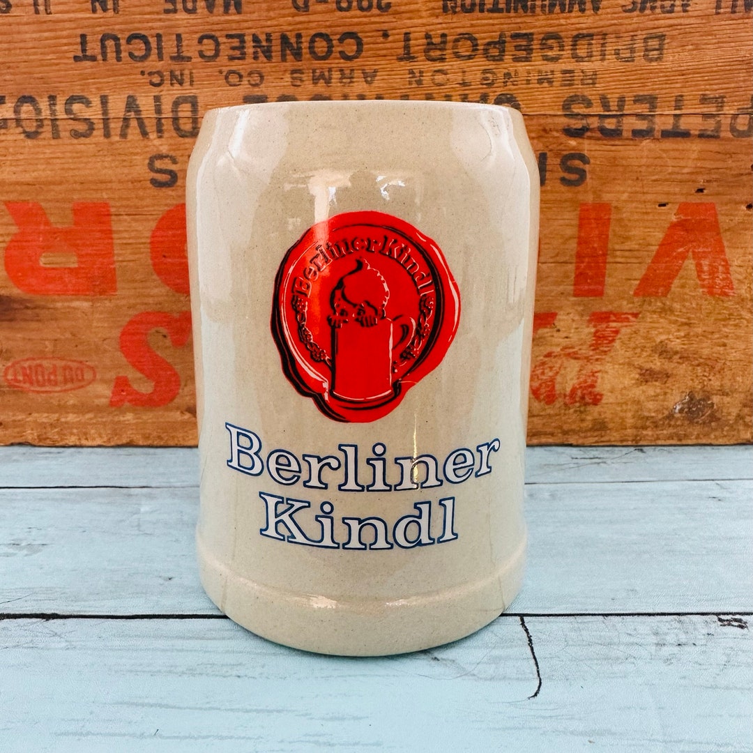 Vintage Berliner Kindl Pilsner Beer Stein Stoneware Handmade in West ...